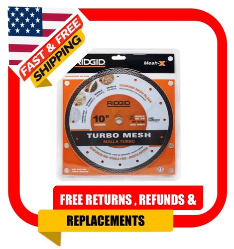 RIDGID 10 in. Mesh Continuous Rim Diamond Blade | eBay