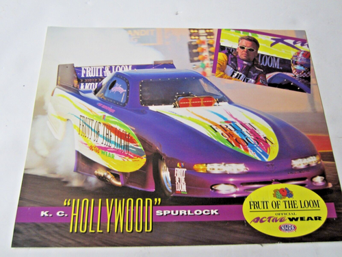 NHRA 95 KC Hollywood Spurlock Fruit of the Loom F/C Drag Racing Track ...