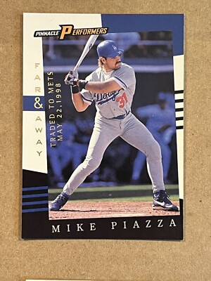 1998 PINNACLE PERFORMERS - MIKE PIAZZA TRADED TO METS #144 | eBay