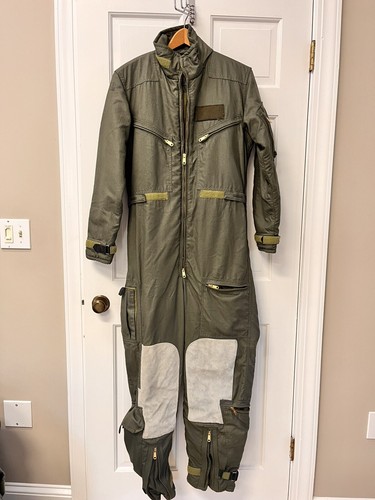 Mustang Survival Mac10 Aviation Nomex Kev lar Flight Suit Coveralls, Sz ...