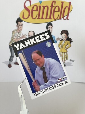 Seinfeld Parody Limited Edition George Costanza Baseball Card - 18pt ...
