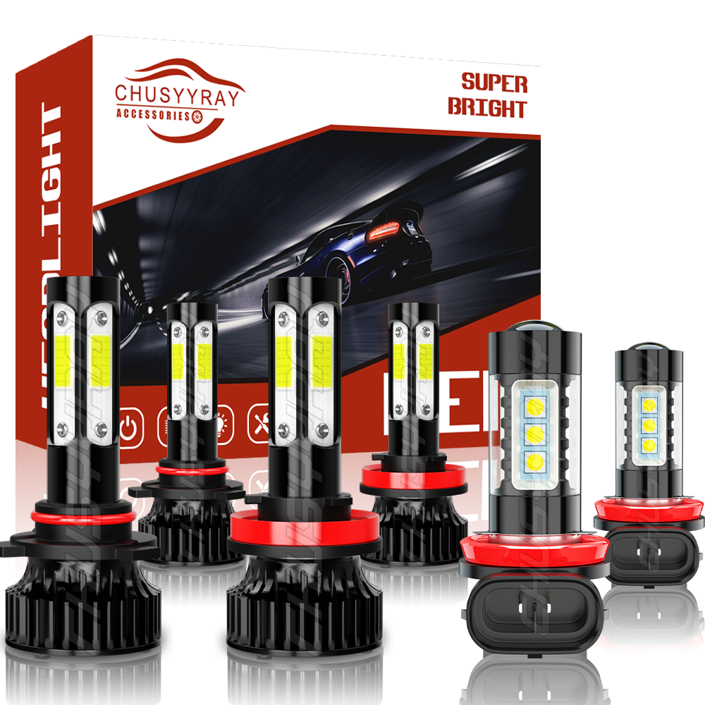 For Nissan Quest 2011-17 6x faro LED de luz baja alta + bombillas ...