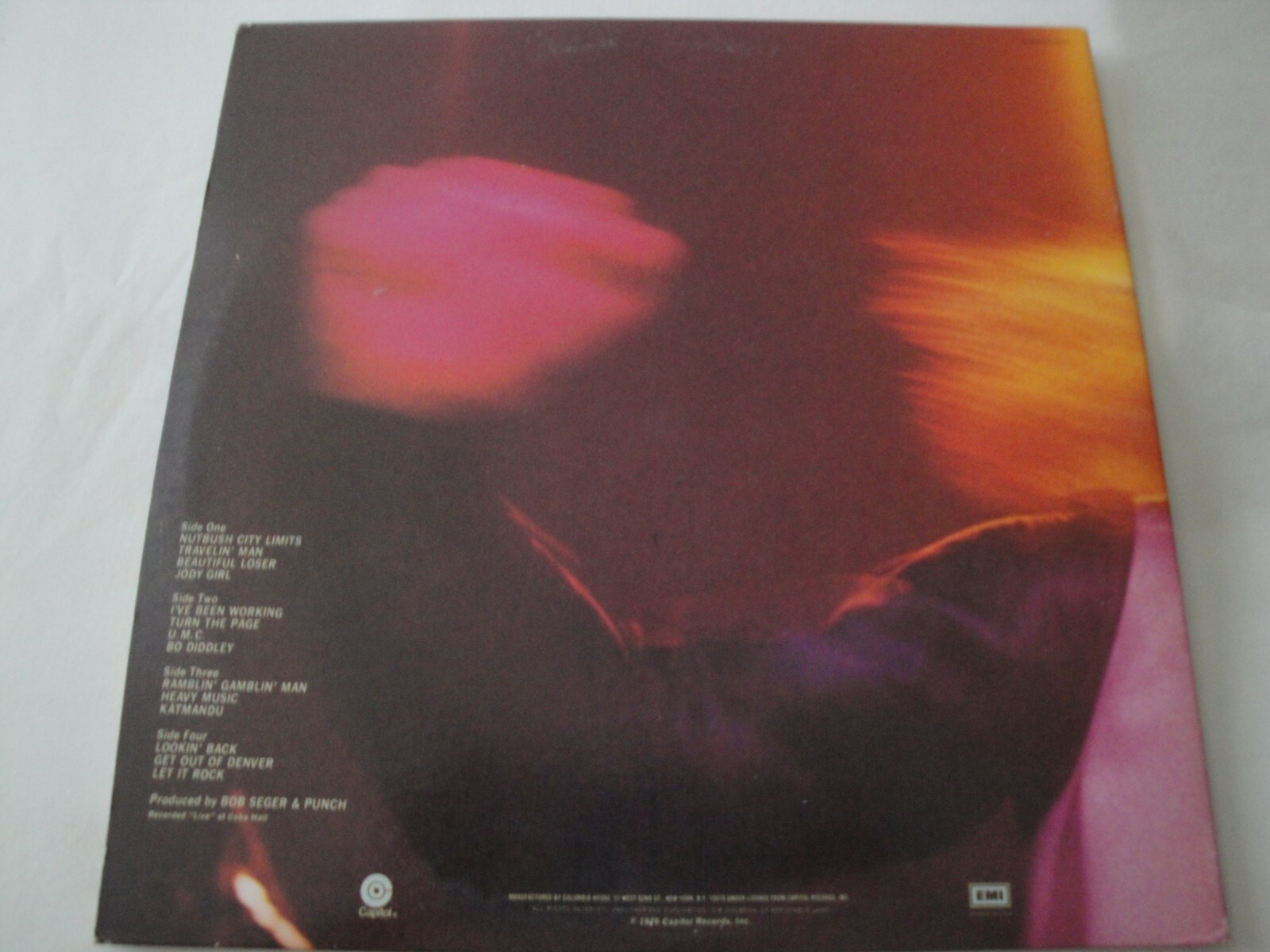 Bob Seger And The Silver Bullet Band: 'Live' Bullet DOUBLE VINYL ALBUM ...