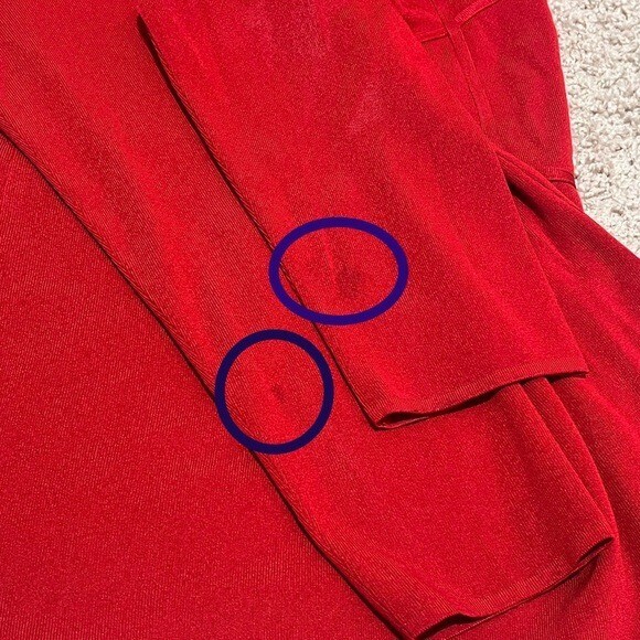 MISOOK Red Button Cardigan Jacket Size XL | eBay