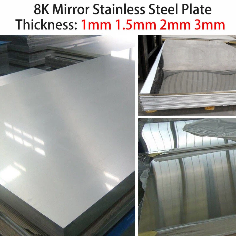 Polished Stainless Steel Sheet Mirror
