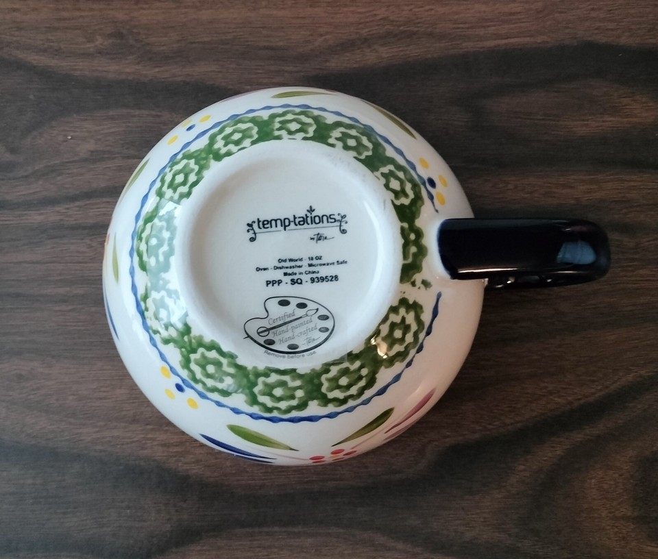 Temptations Tara Old World Confetti Soup & Sandwich Set Scalloped 9 ...