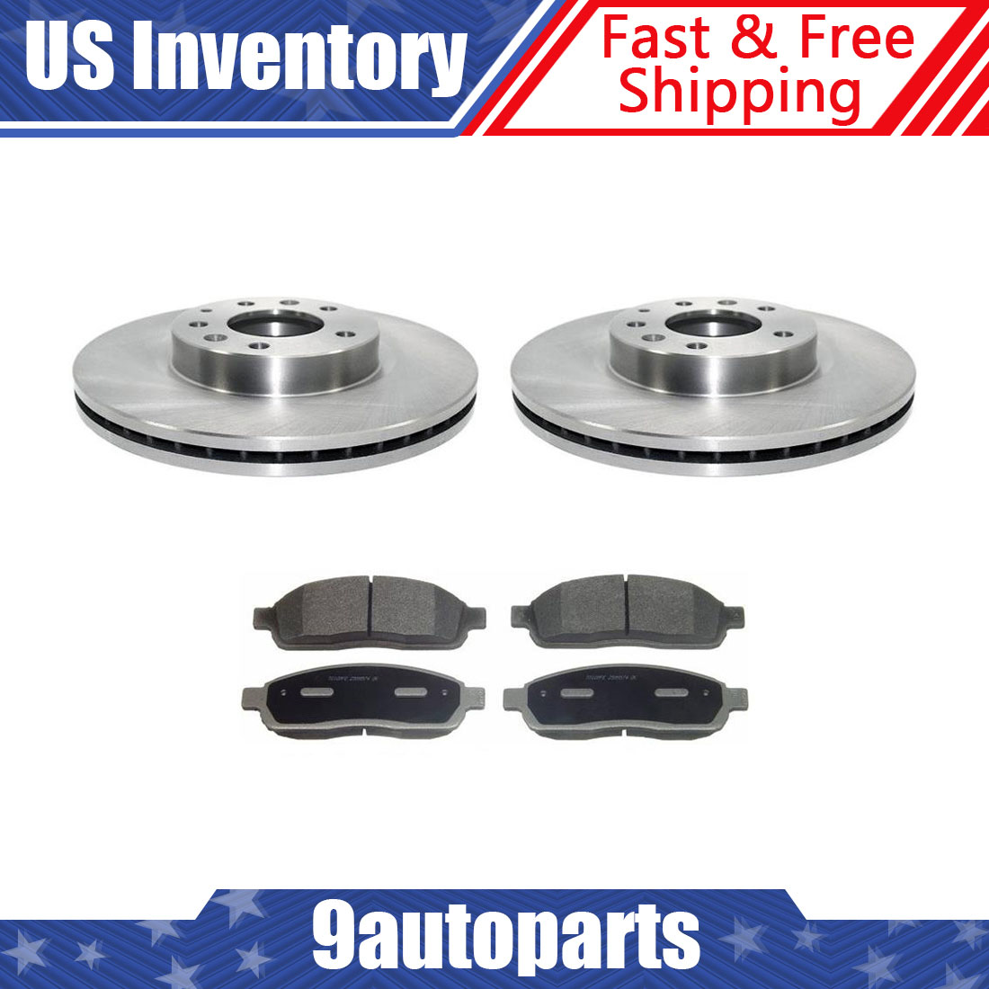 For 2006-2010 Ford Fusion Front Brake Rotors And Ceramic Brake Pads | eBay