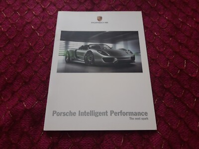 2011 Porsche Intelligent Performance Prospekt Brochure Catalog ENGLISH ...