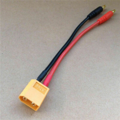 4.0mm Banana Plug XT60 Male Connector B6 Charge Cable Battery Wire | eBay