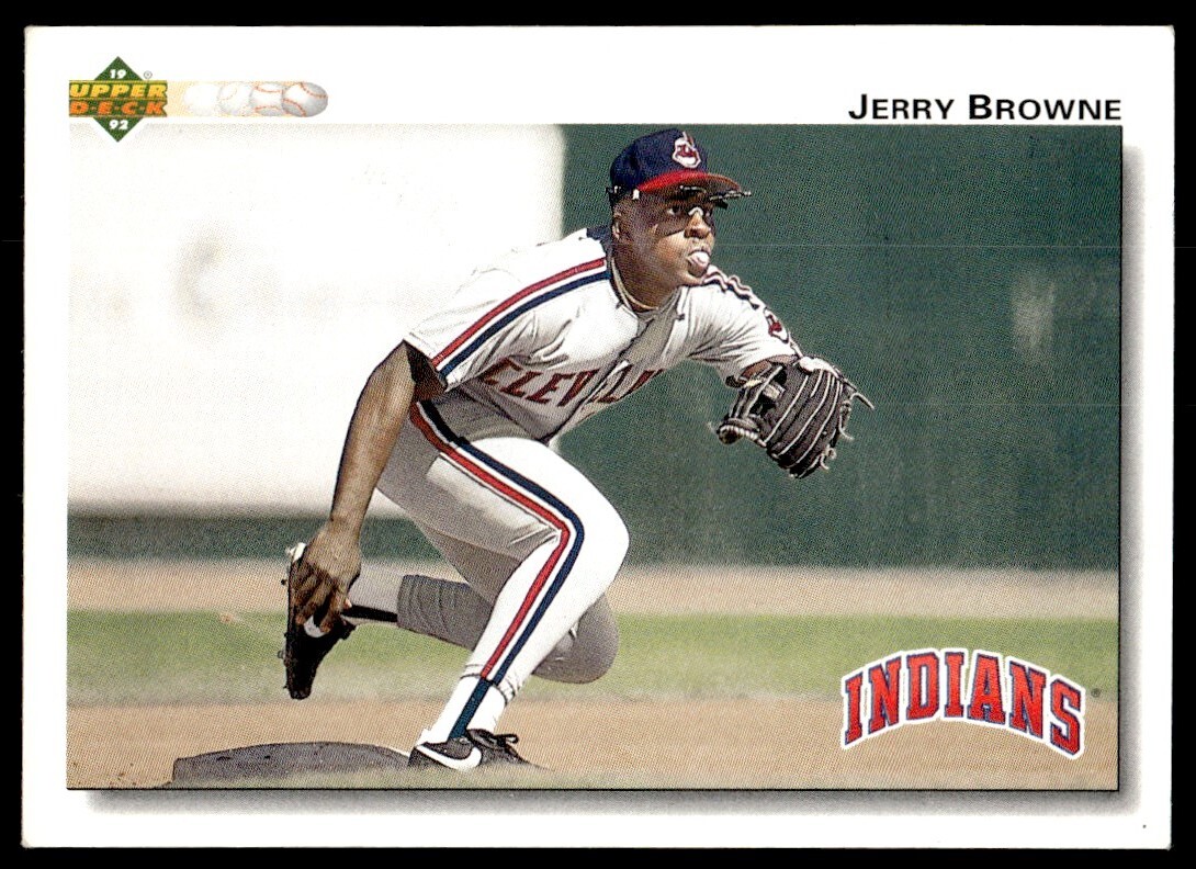 1992 Upper Deck Baseball Card Jerry Browne Cleveland Indians #340 | eBay