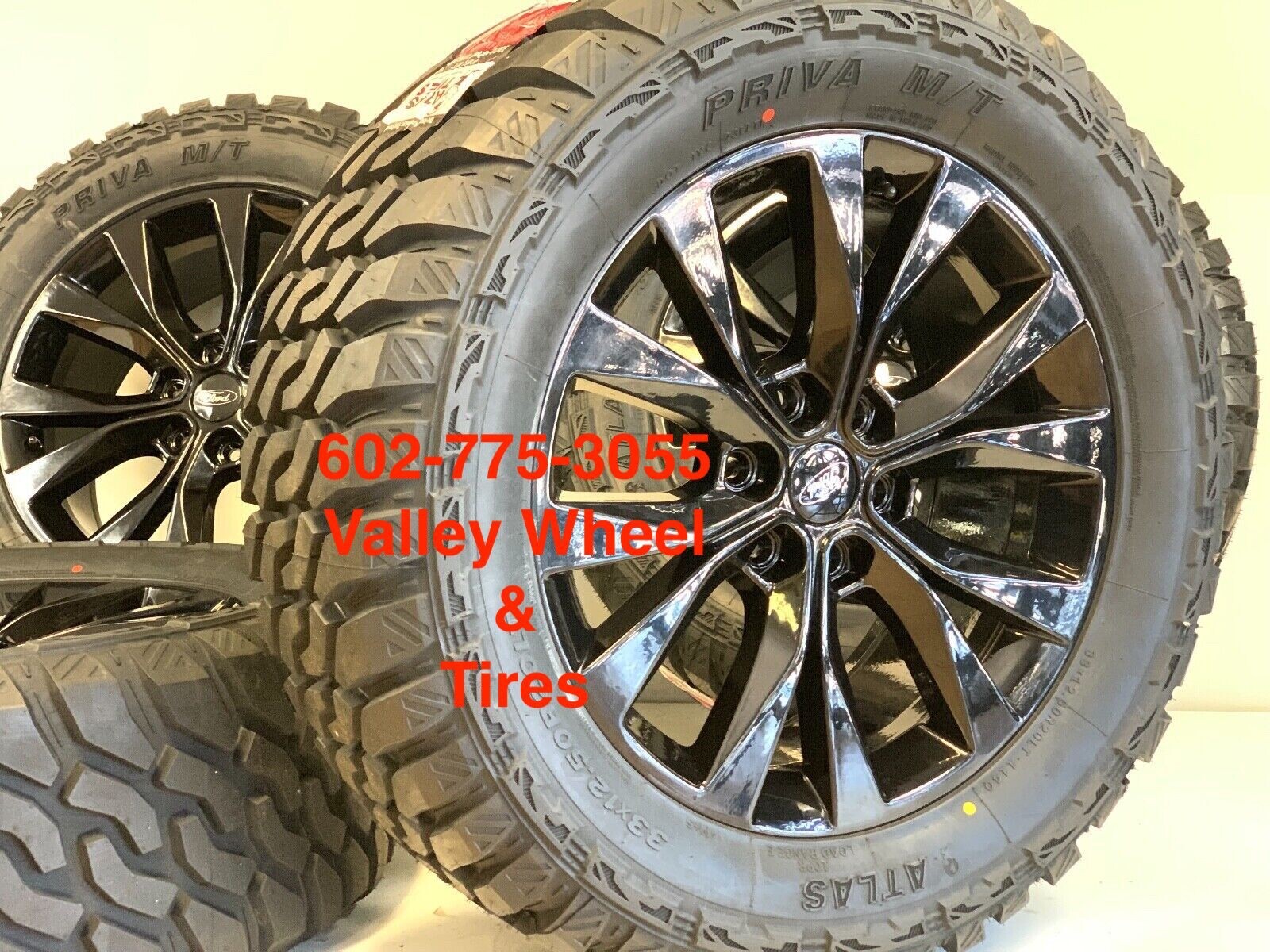 20" OEM Factory Ford F-150 King Ranch BLACK WHEELS RIMS TIRES OFF-ROAD ...