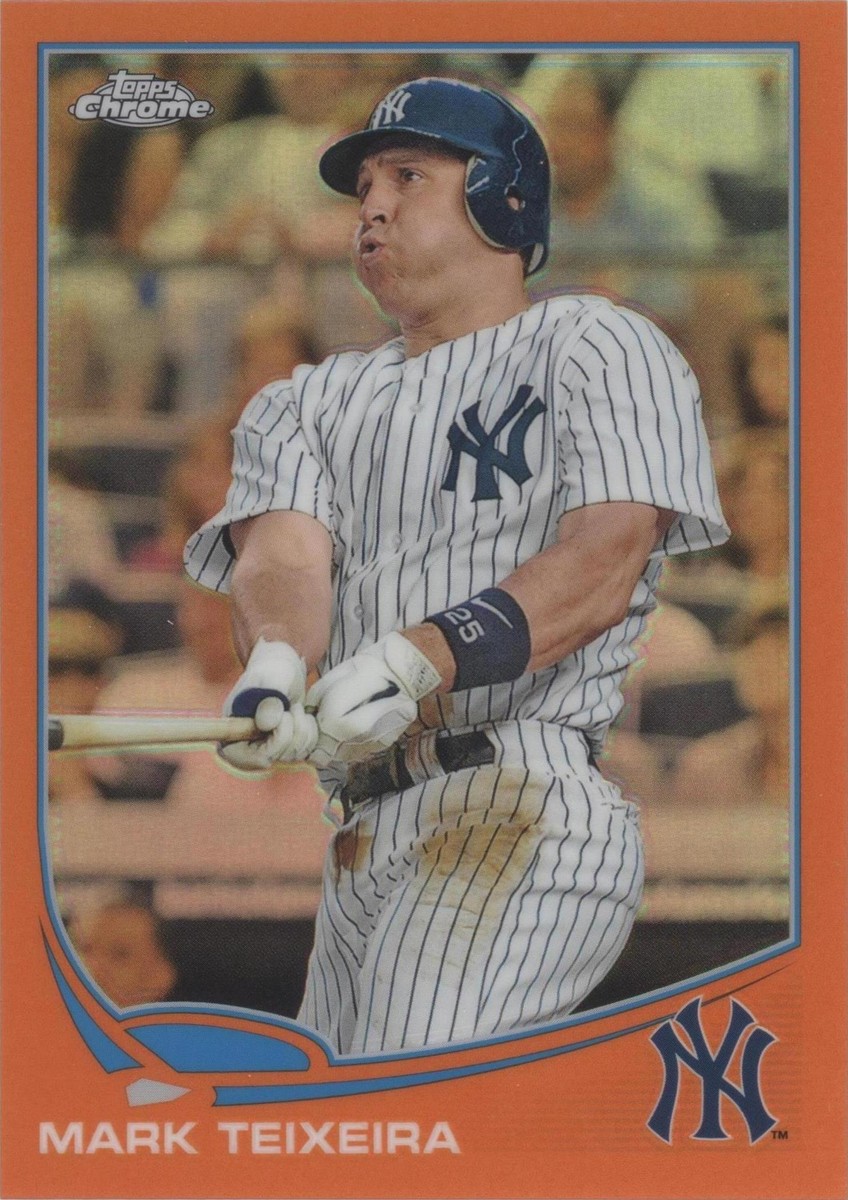 2013 Topps Chrome - Orange Refractor #172 Mark Teixeira for sale online ...