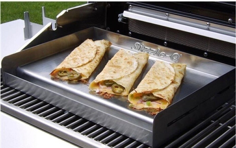 Sizzle-q stainless steel griddle | eBay