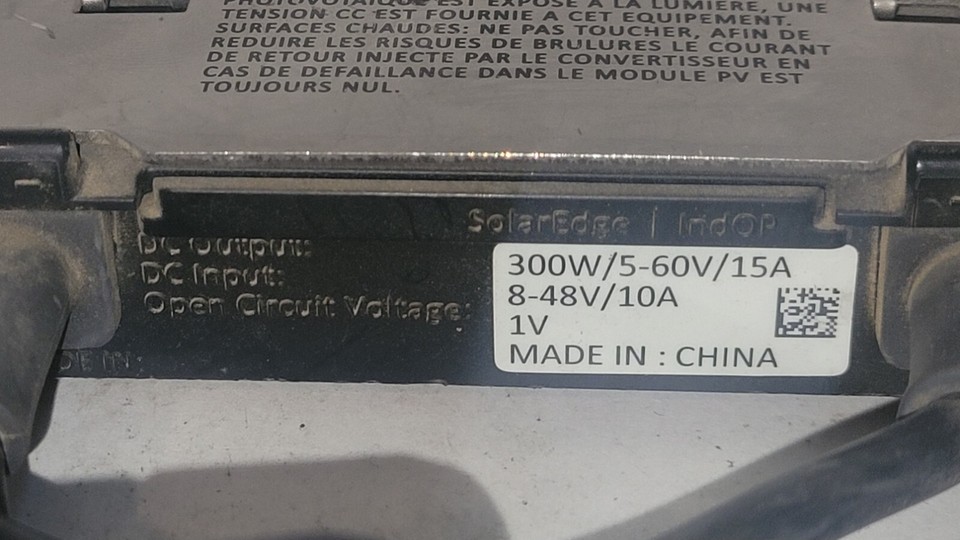 SOLAREDGE P300-5NA4AZS TESTED Solar Power Optimizer Many Available USED ...