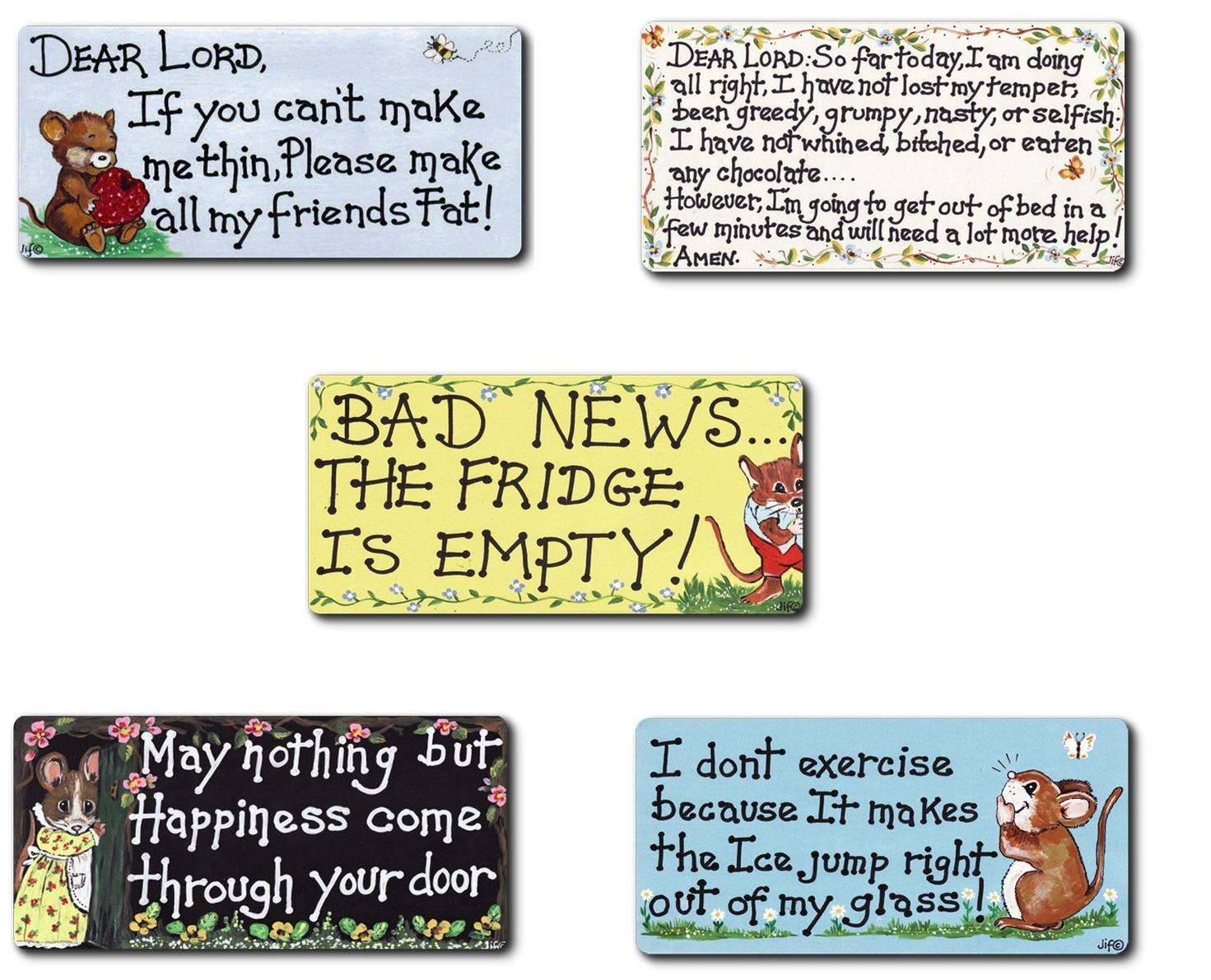 Humour Fridge Magnets Funny Novelty Smiley Signs Hanging Plaques Signs ...
