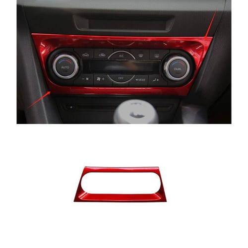 For Mazda 3 Axela 2014-2016 Red Plastic Central Console AC Switch Panel ...