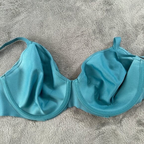Wacoal Sleek Standard Underwire Bra Women's size 38D Blue Teal | eBay