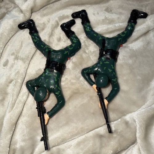 Vintage Wind Up Crawling Army Soldier Guy with Gun Lot 2 | eBay