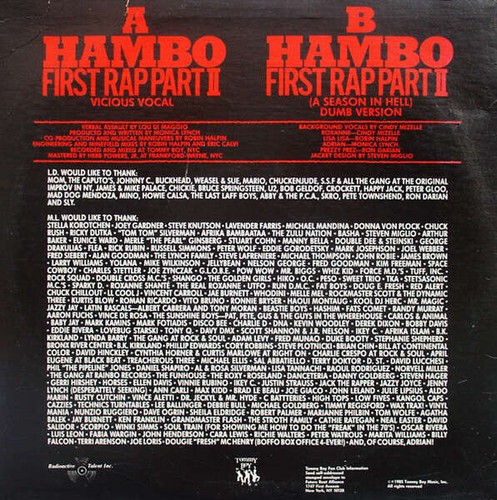 Hambo - First Rap Part II (VINYL) | eBay
