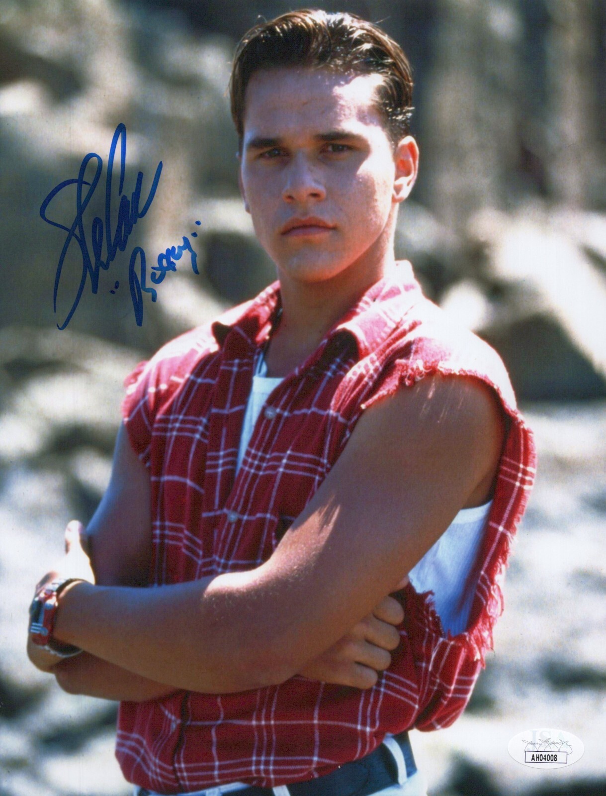 STEVE CARDENAS Signed POWER RANGERS 8x10 Photo ROCKY RED Autograph JSA ...