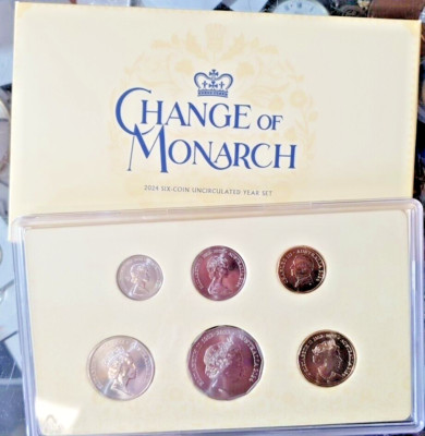 2024 Change of Monarch RAM Coin Set King Charles Queen Elizabeth ...