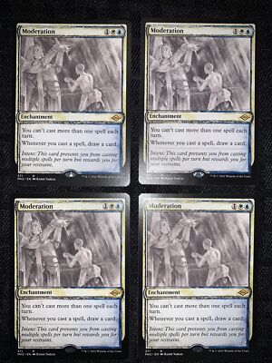Moderation Showcase Art x4 MTG R Modern Horizons 2 Playset Magic the ...