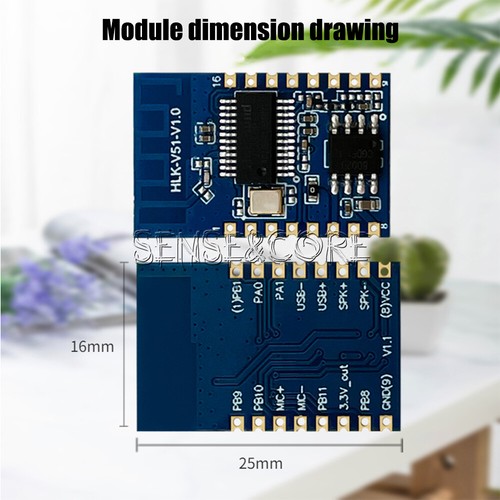 V51 AI Offline Voice Bluetooth Module Intelligent Home Control Applet ...