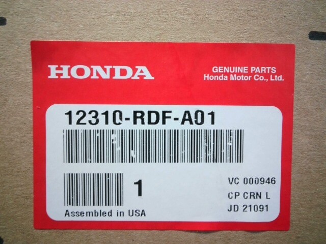 Genuine OEM Engine Valve Cover for Honda 12310RDFA01 for sale online | eBay