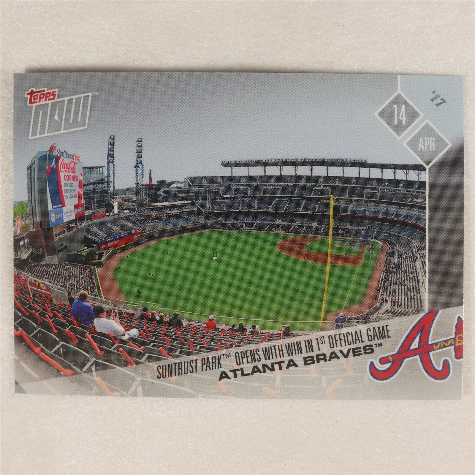 2017 Topps Now Card #44: Atlanta Braves Team Card | eBay