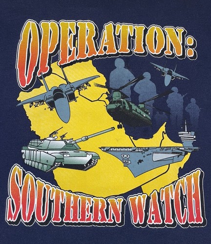 Vintage Military T-Shirt 90s Operation Southern Watch Large Men’s | eBay