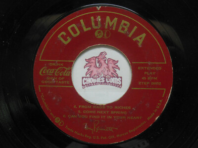 Tony Bennett: Coca-Cola Promo, 6 Track EP, 45 RPM G+ (R2) | eBay