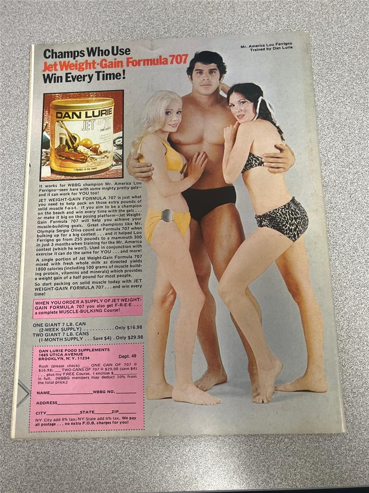 MUSCLE TRAINING ILLUSTRATED bodybuilding magazine PETER CAPUTO 7-75 | eBay