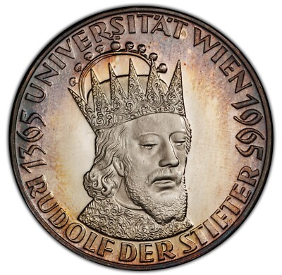 Austria - 1965 Republc "Vienna University" 4pc Proof Set - PCGS SUPERB ...