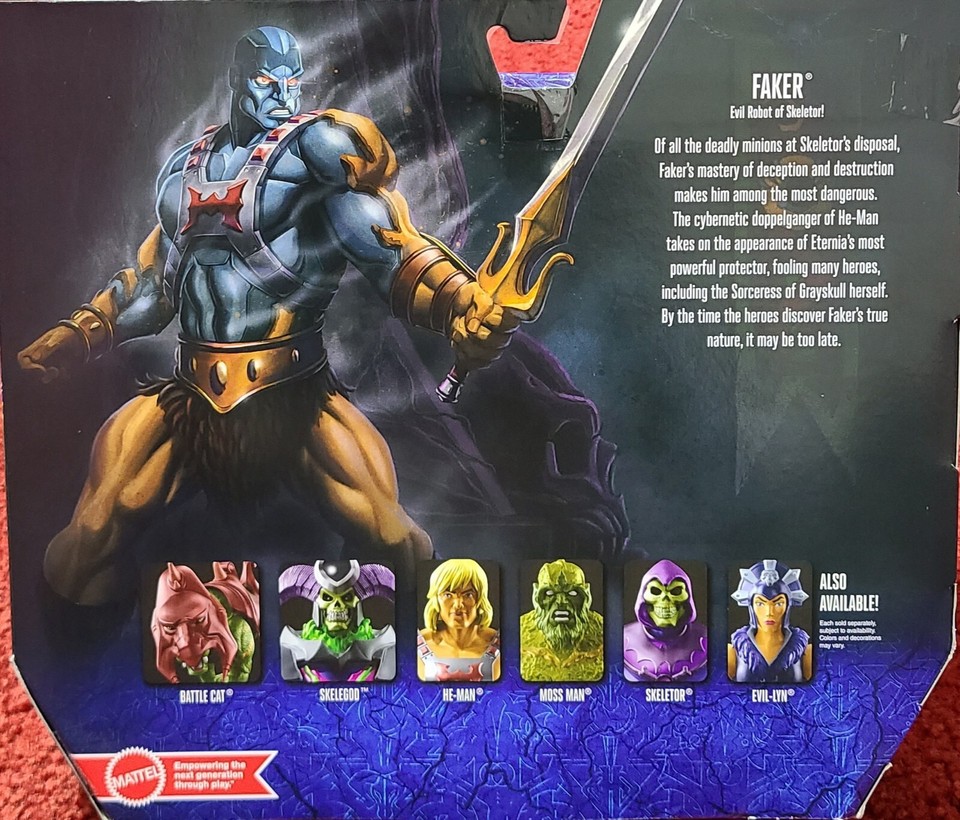 IN STOCK! MOTU Masters of the Universe Masterverse Revelation Faker AF ...