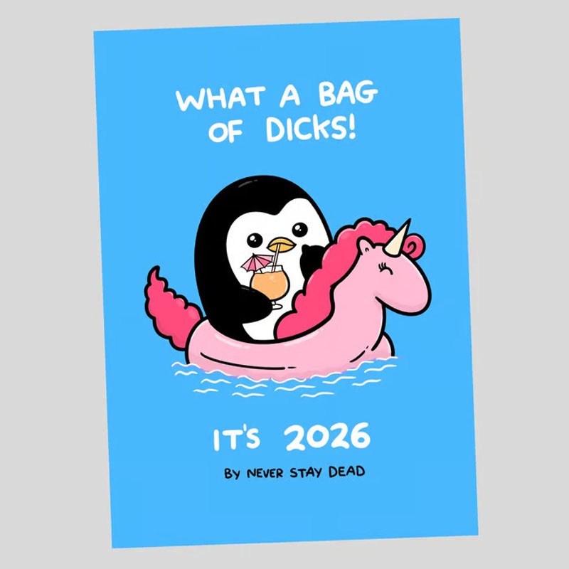 Wall Calendar 2026: Offensively Cute & Unapologetically Fun 12-Month ...