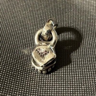 Starlingear Micro Kirby Pendant with Heart Pink Sapphire Pavé #0119 | eBay