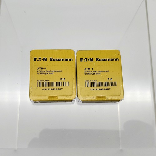 Bussmann ATM-4 Blade Fuses 4A 32V Fast Acting Automotive Pack of 10 | eBay