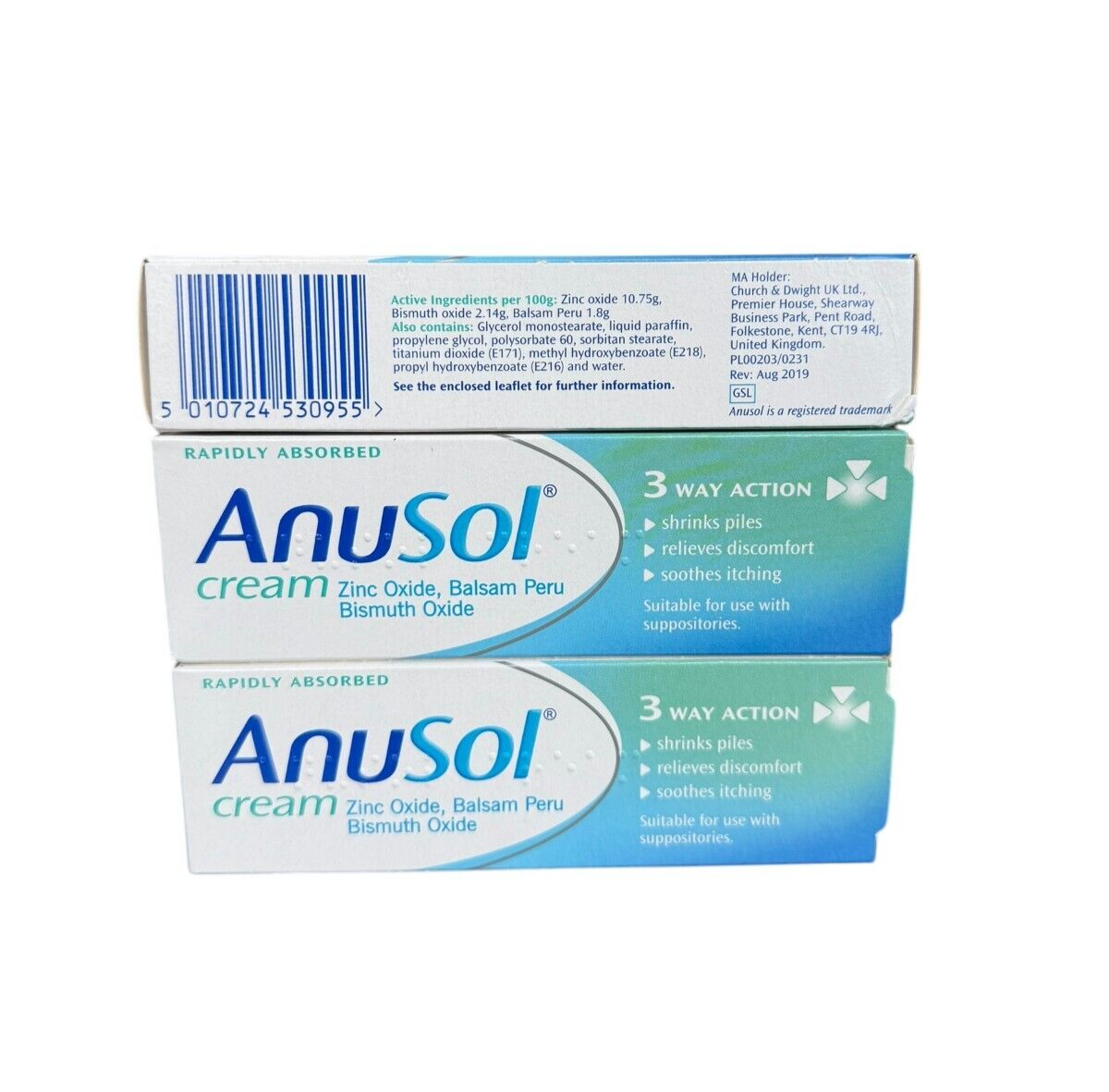 Anusol Hemorrhoids (Piles) Treatment Cream - 23G [LOT OF 3] | eBay