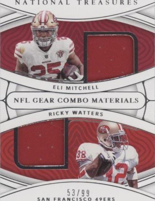 2021 Panini National Treasures - Nfl Gear Combo Materials Elijah ...
