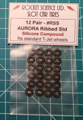 Aurora T-Jet HO silicone tires #RSS (Std) 12 pairs - Please Read | eBay