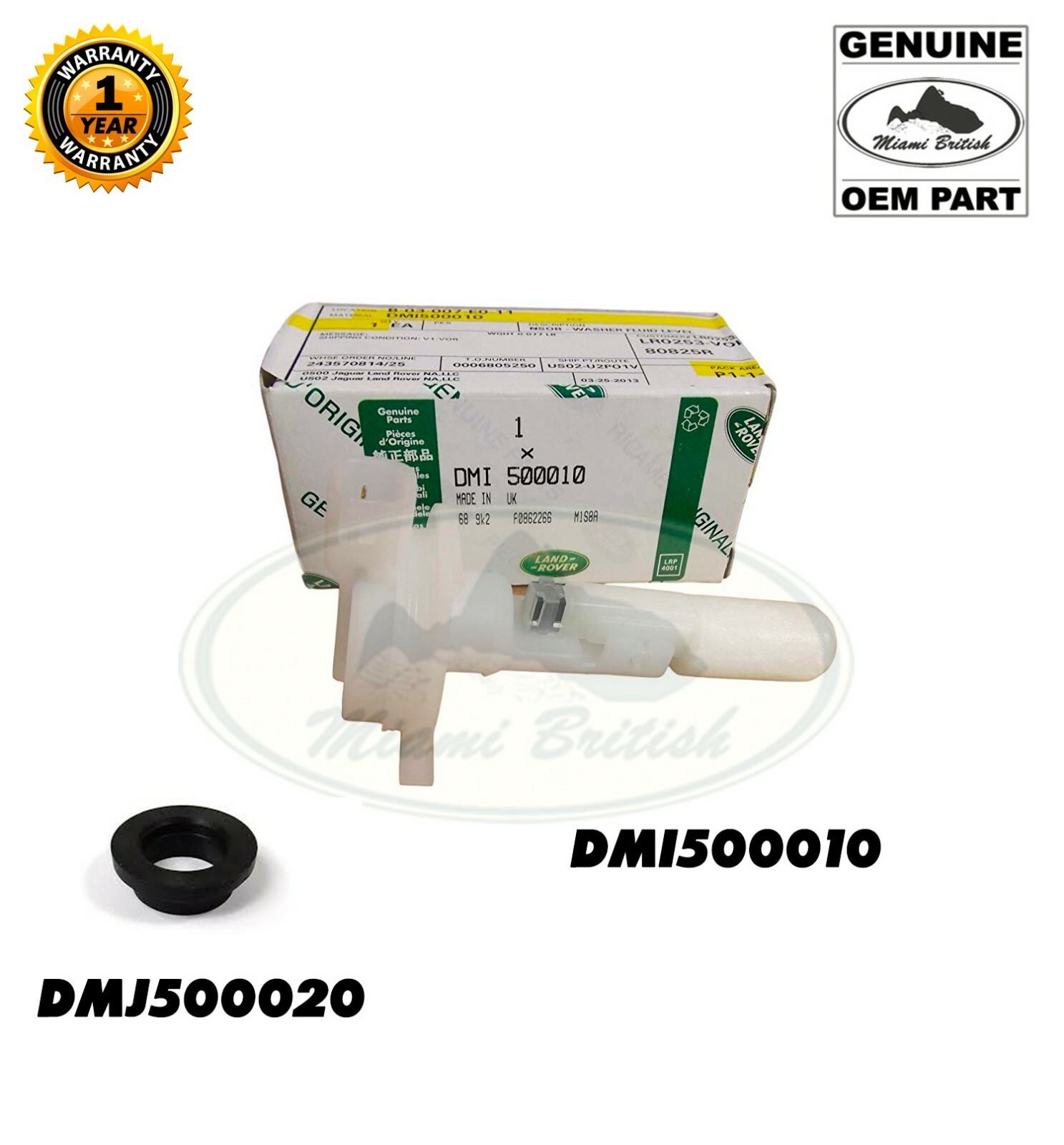 Land Rover Discovery 3 & 4 Echt Washer Fluid Low Level Sensor DMI500010 ...