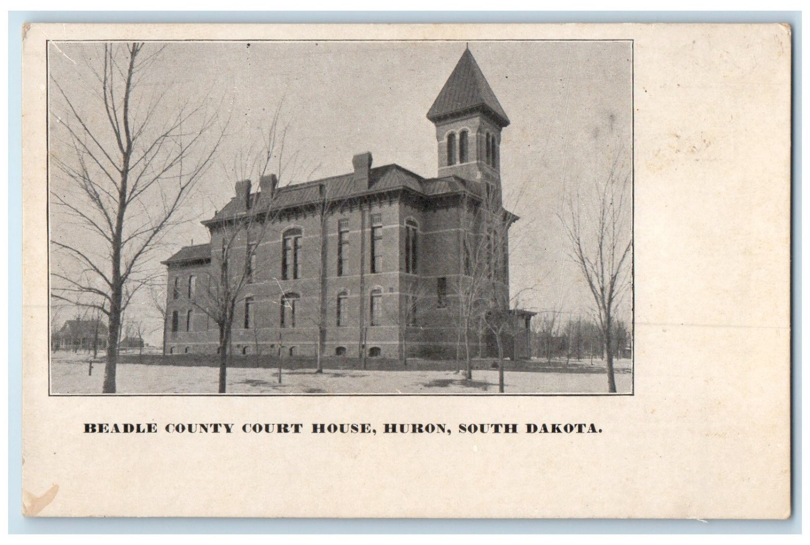 c1900 Exterior View Beadle County Court House Huron South Dakota SD PMC ...