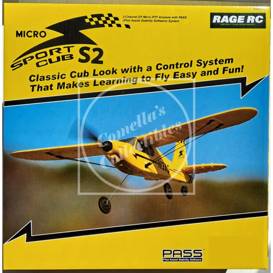 Rage RC Sport Cub 400 S2 Micro EP RTF Airplane w/ Pilot Assist PASS ...
