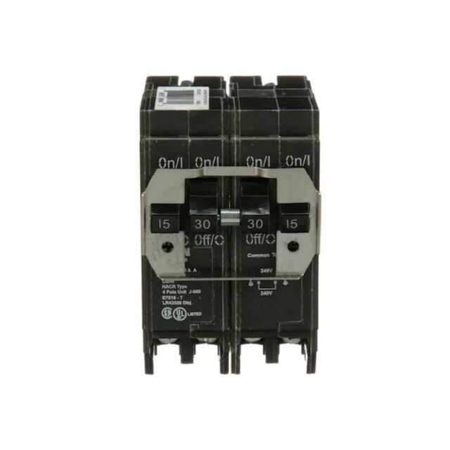 Eaton BQC230250 Quad Breaker 2-Pole 30 A and 2 -Pole 50A for sale ...