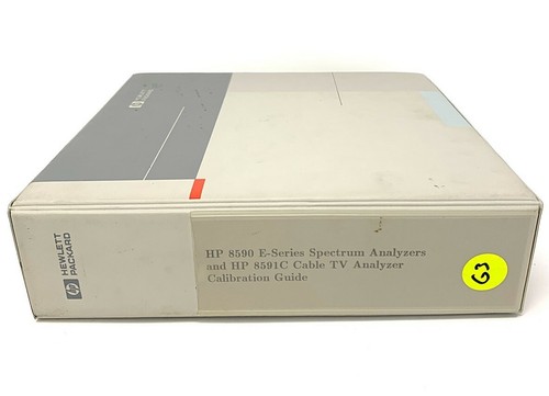 HP 8590 E-SERIES SPEC ANALYZER & HP 8591C CABLE TV ANALYZER CALIBRATION ...