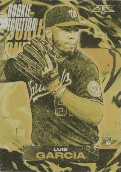 2021 Topps Fire - Rookie Ignition Gold Minted #RI-2 Luis Garcia (RC ...