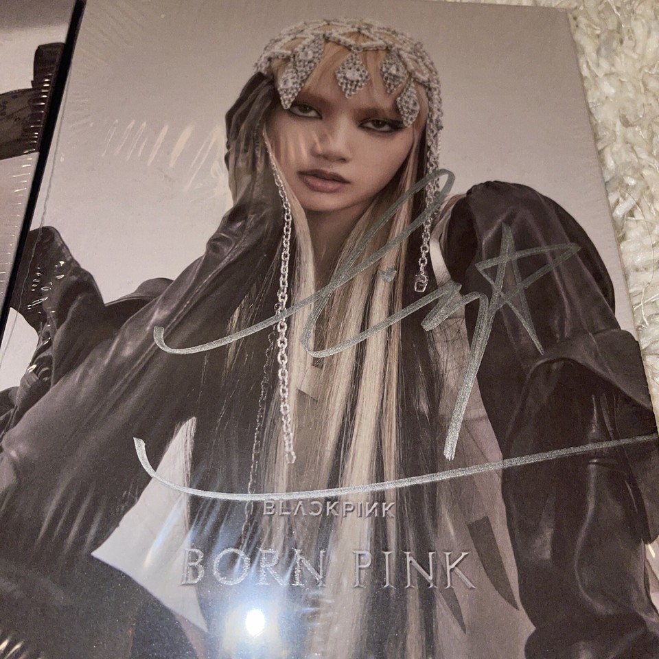 Blackpink Born Pink Signed Cover Digipack Full Set 4 Lisa Jennie Jisoo ...
