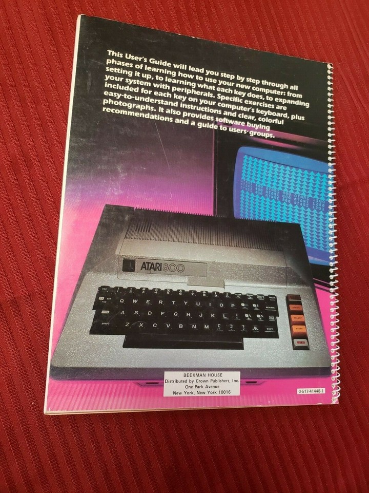 The User's Guide to Atari 400 800 Software & Peripherals Book 800 8-bit XL XE | eBay