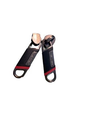 Samsonite Slider Zipper Pull Black & Red - Lot of 2 - NEW Luggage Bag ...