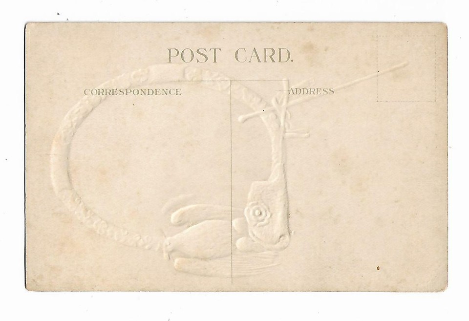 Patriotic Postcard George Washington Candlestick Used Writing Farewell ...